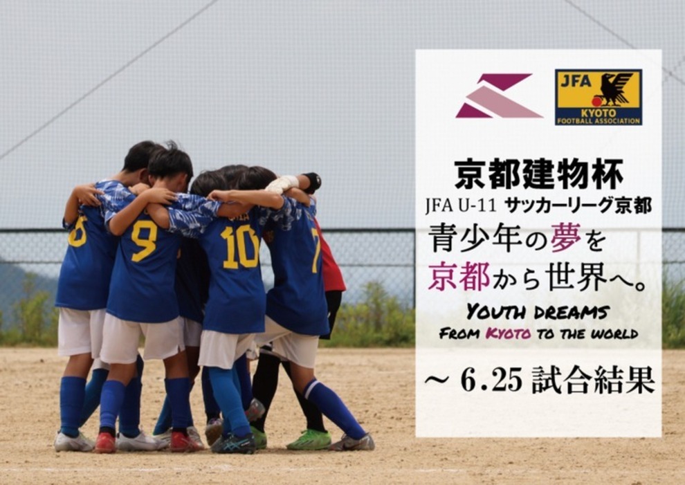 第4回「京都建物杯」JFA U-11 サッカーリーグ京都 結果表 | 京都建物ホールディングス あなたの家、それは世界で一番素敵な場所